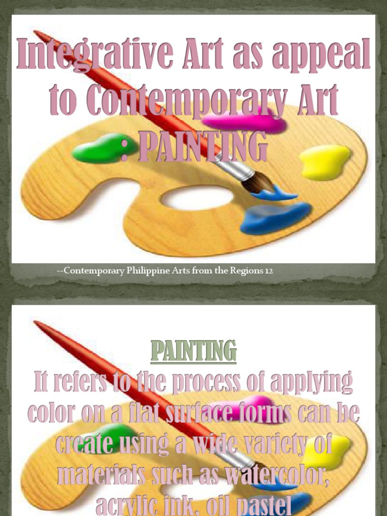 Integrative Art As Appeal To Contemporary Art Painting | PDF ...