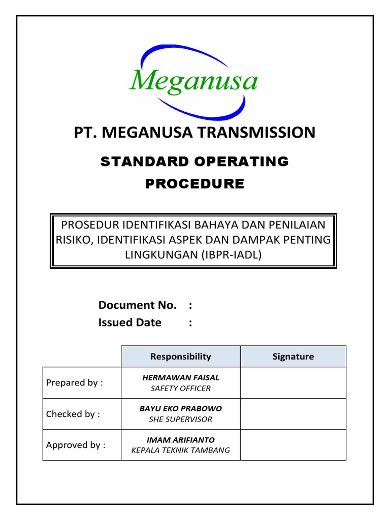 Prosedur IBPR & IADL | PDF