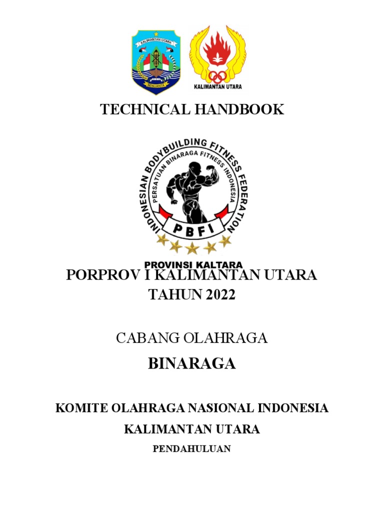 Technical Handbook Porprov Kaltara | PDF