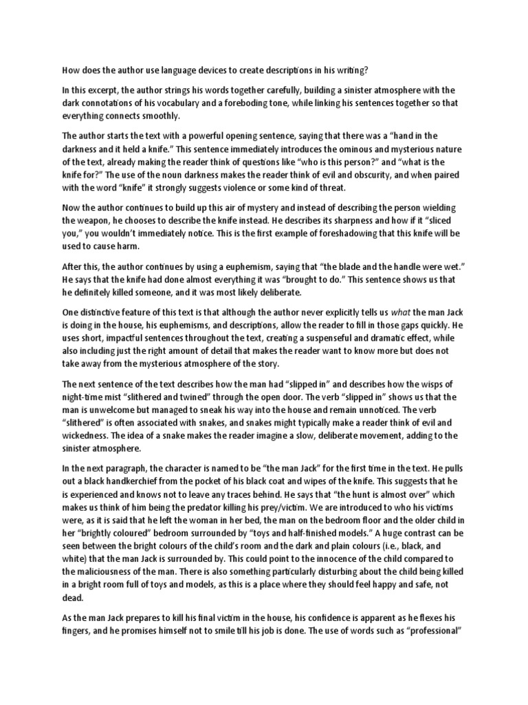 The Graveyard Book - Introduction Analysis | PDF