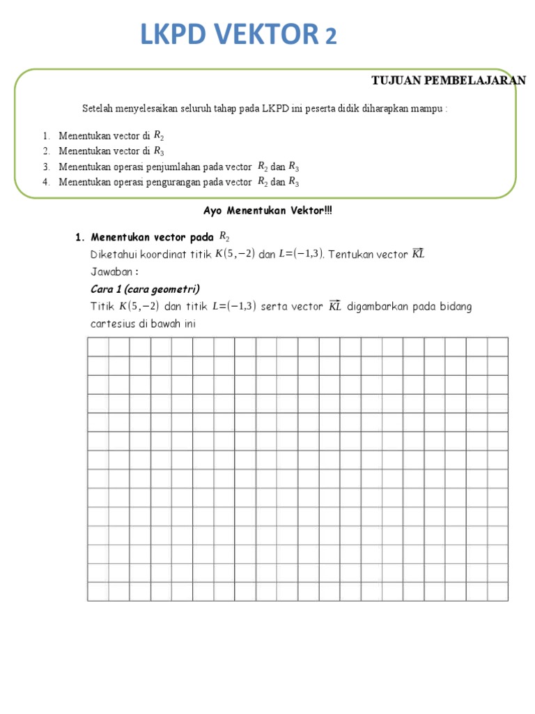 LKPD Vektor 2 | PDF