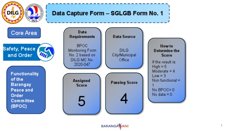 SGLGB DCF Form | PDF