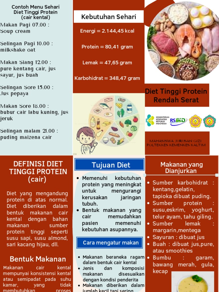 Diet Tinggi Protein (Cair Kental) | PDF