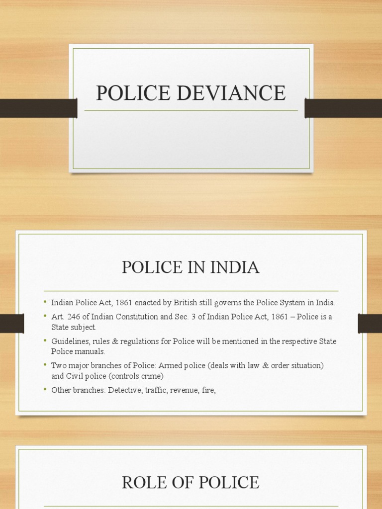 Police Deviance | PDF | Police | Police Brutality