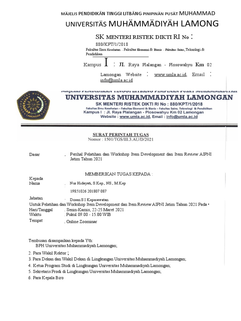 Workshop AIPNI Jatim 2021 Online | PDF | Karier & Perkembangan