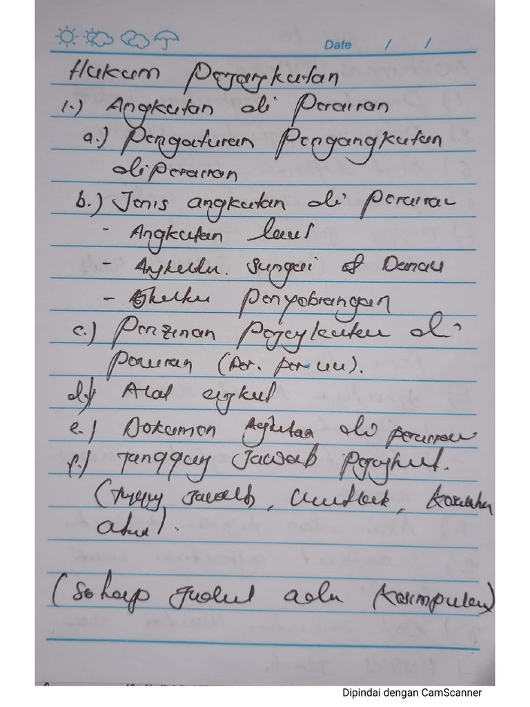 Materi H. Pengangkutan | PDF