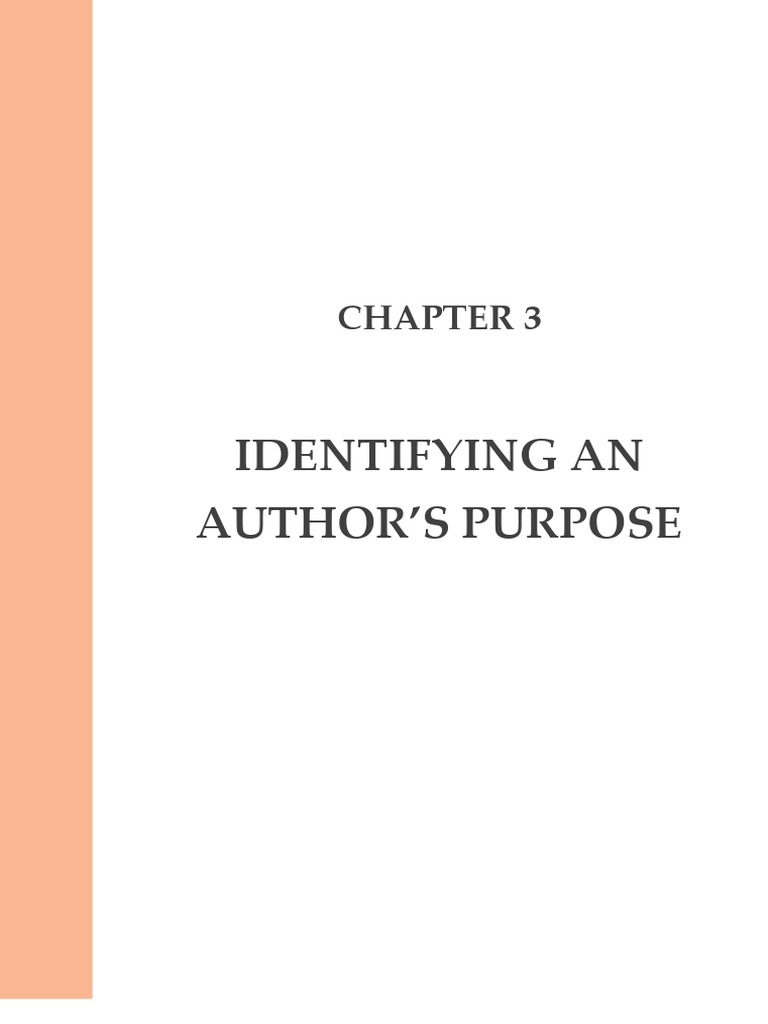 Chapter 3 - Identifying Purpose, Tone, Assumption and Audience | PDF | Dinosaurs | Predation