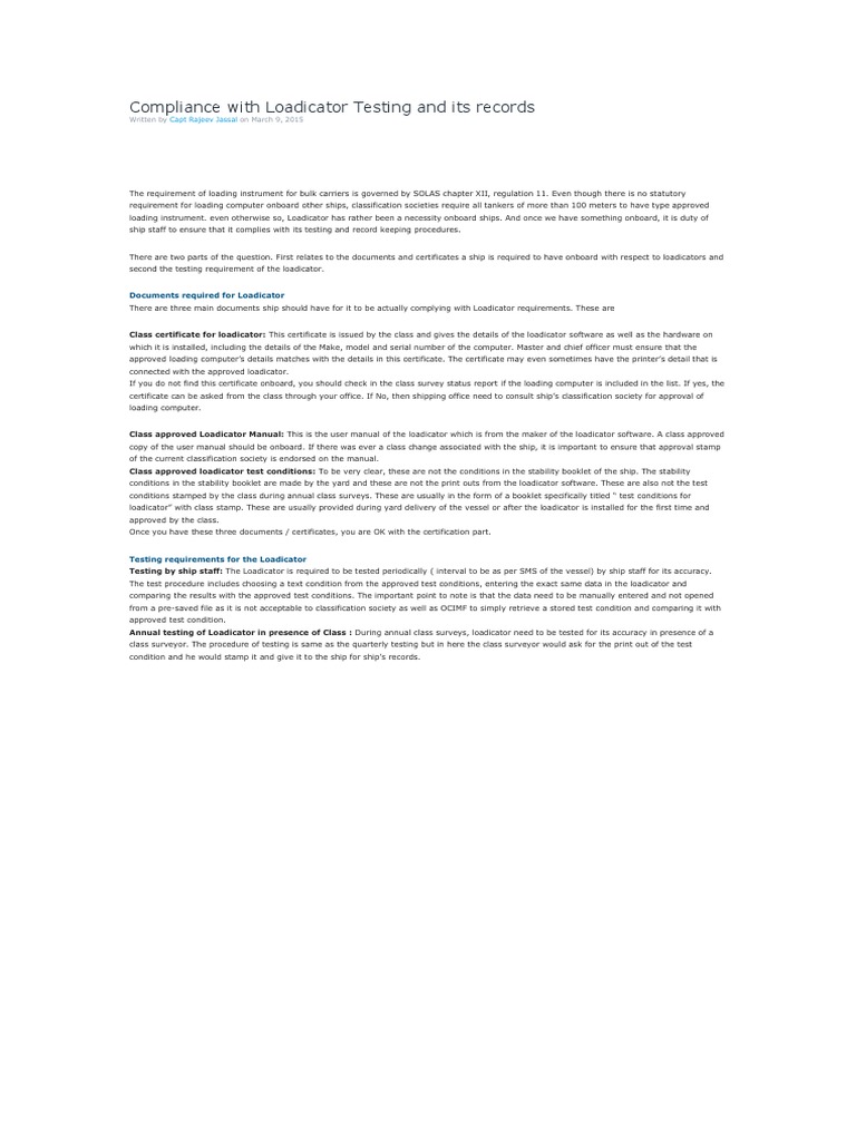 Loadicator Tests | PDF | Computing