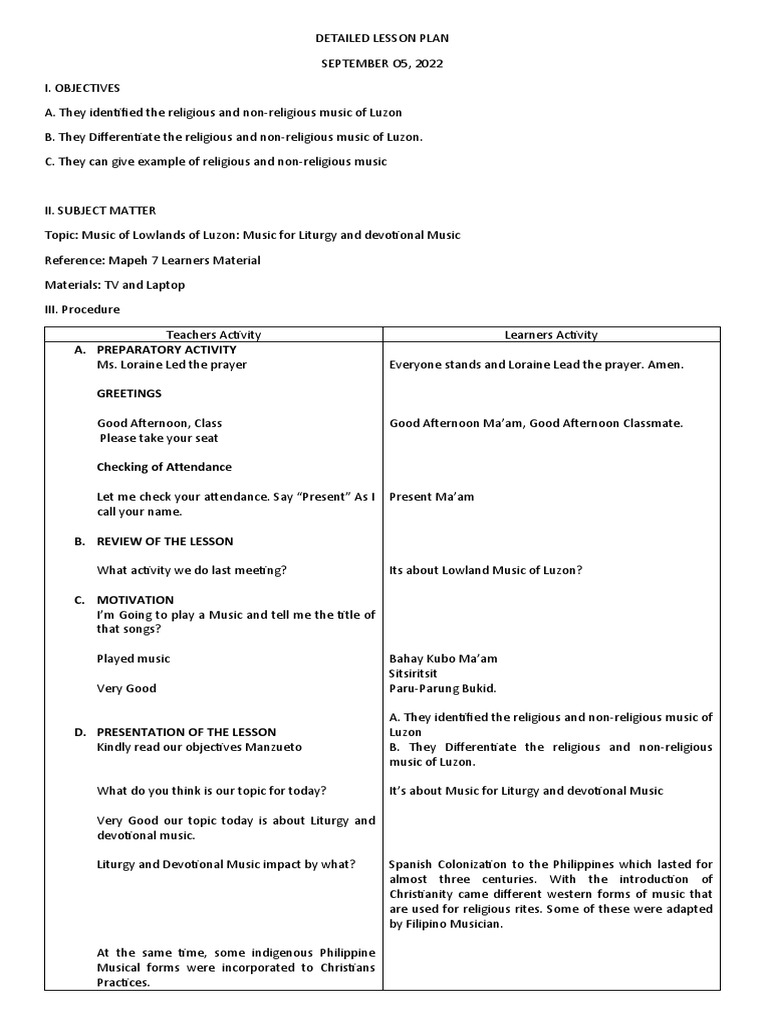 A. Preparatory Activity Greetings | PDF | Philippines