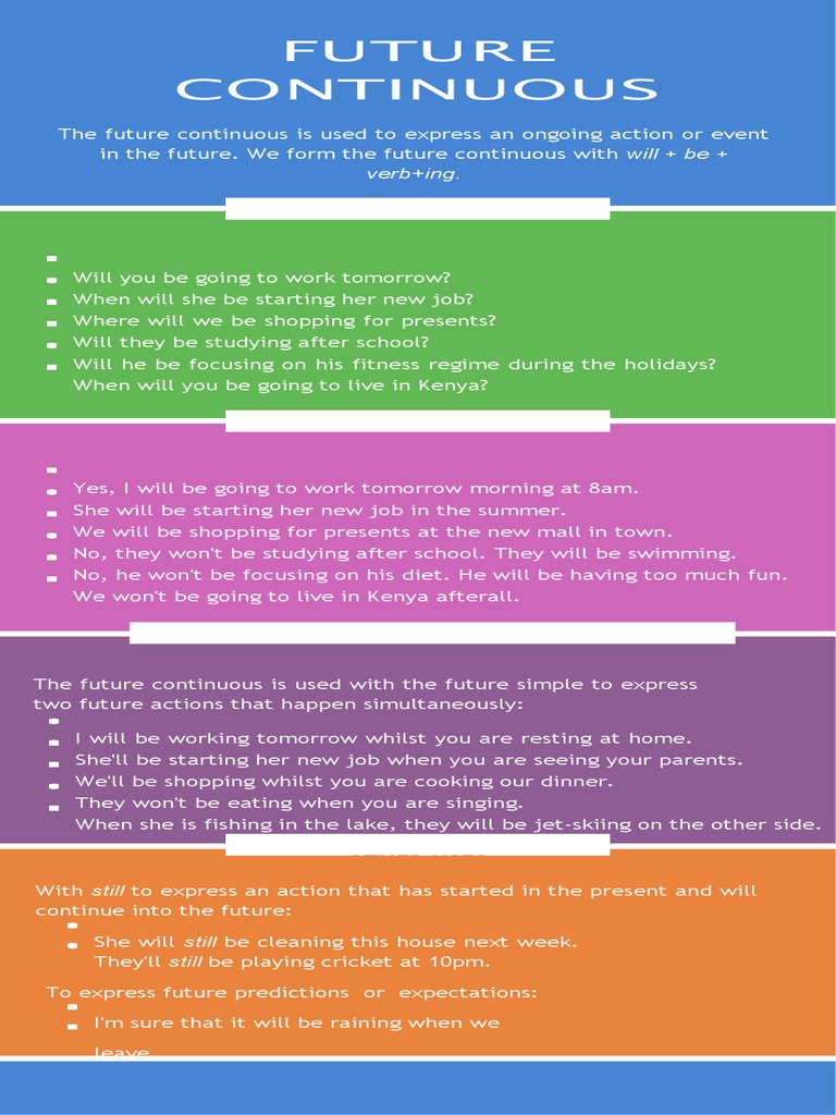Future Continuous B2-Merged | PDF | Question | Grammatical Tense