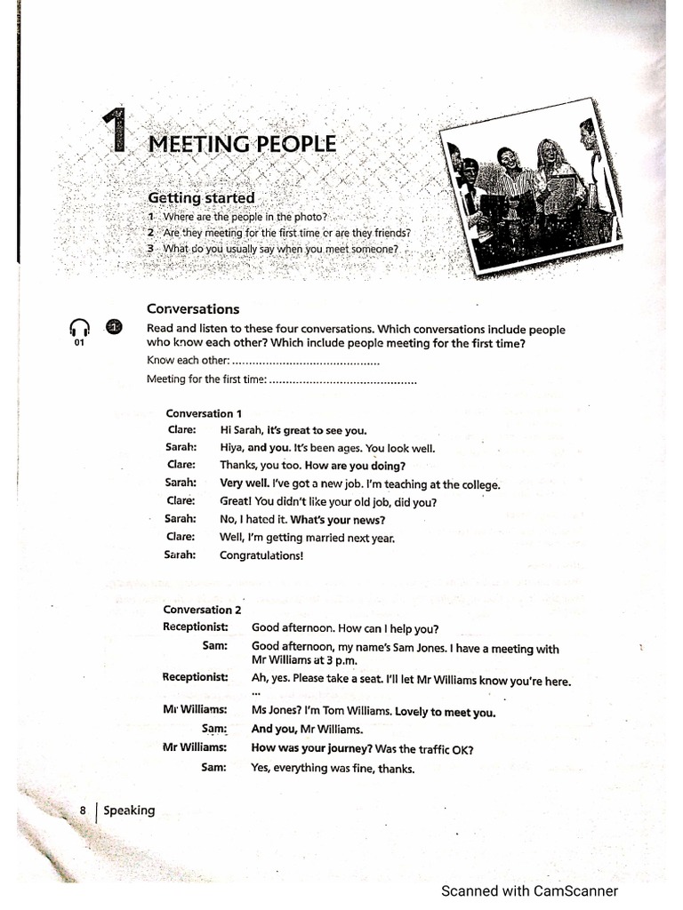 IC Speaking - Unit 1 | PDF