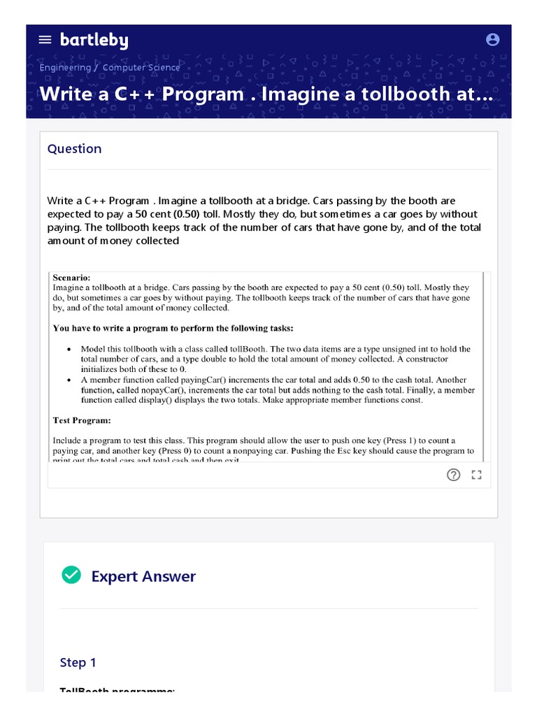 Bartleby Portal117 | Download Free PDF | Toll Road | C++