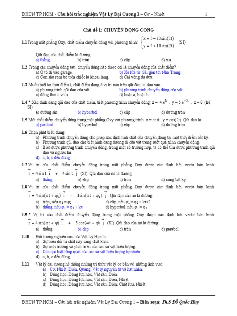 CD1 - Chuyen Dong Cong | PDF