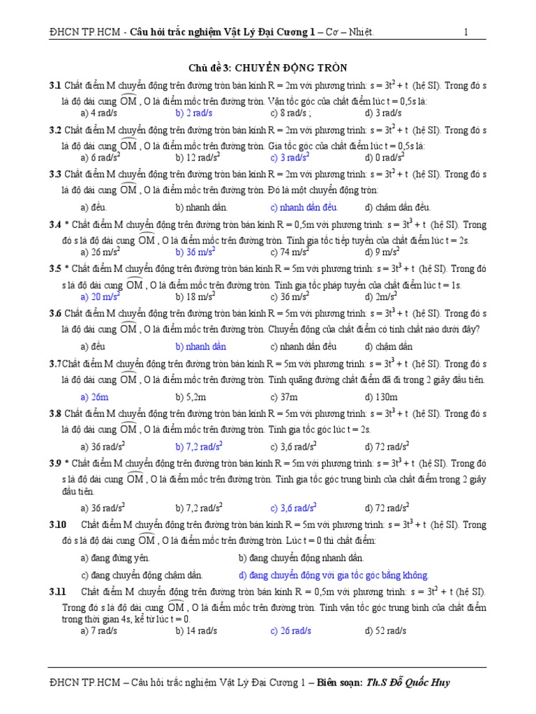 CD3 - Chuyen Dong Tron | PDF