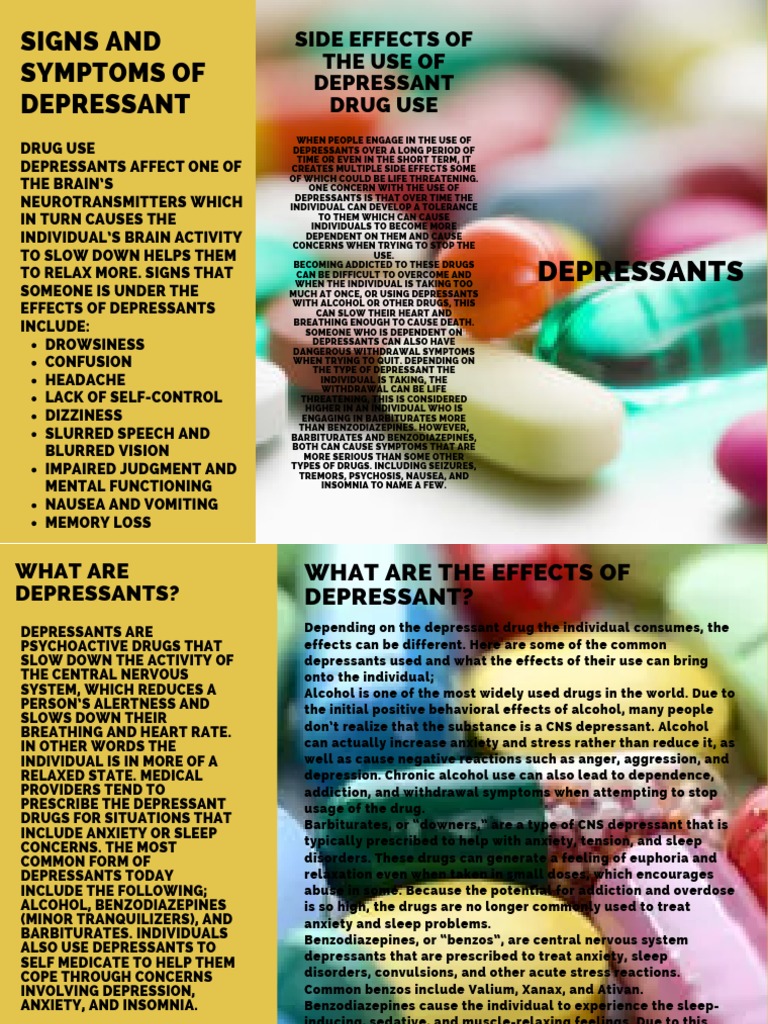 Assignment 9 Leaflet | PDF | Substance Abuse | Benzodiazepine
