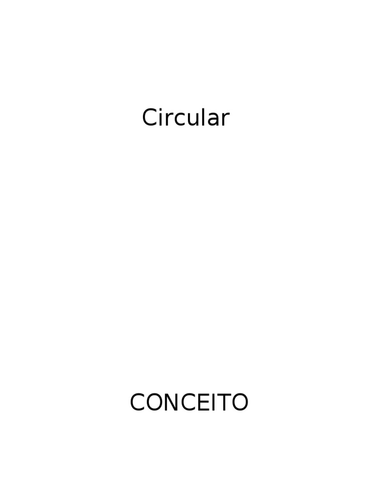 Estrutura e Função da Circular | PDF