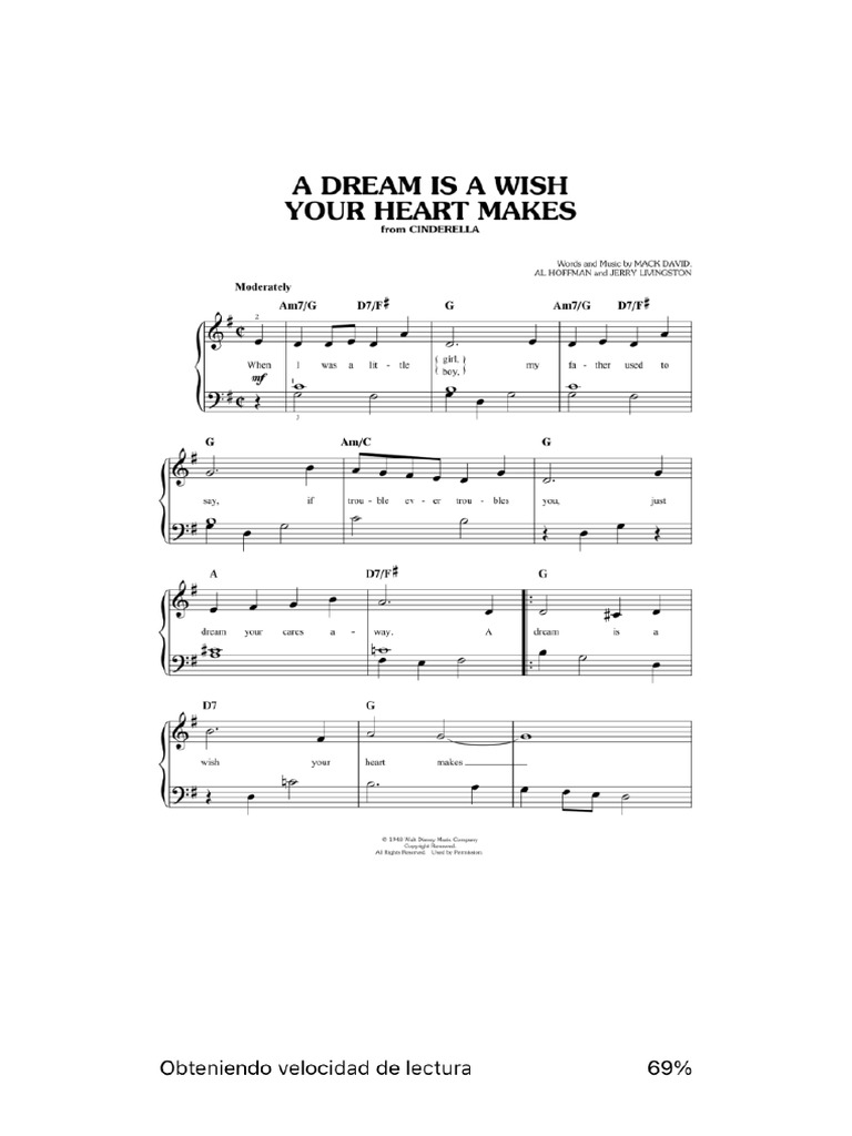 A Dream Is A Wish Your Heart Makes | PDF