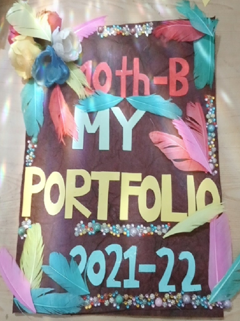 Class 10 English Portfolio | PDF