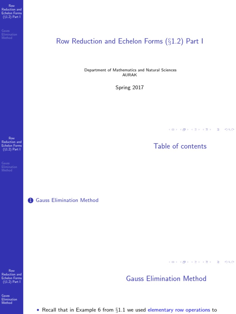 Math 203-1.2 | PDF | System Of Linear Equations | Linear Algebra