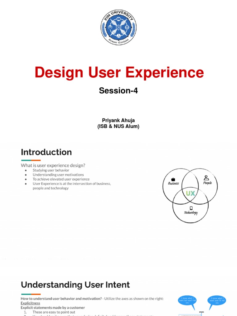 Session-4 - Design User Experience | PDF