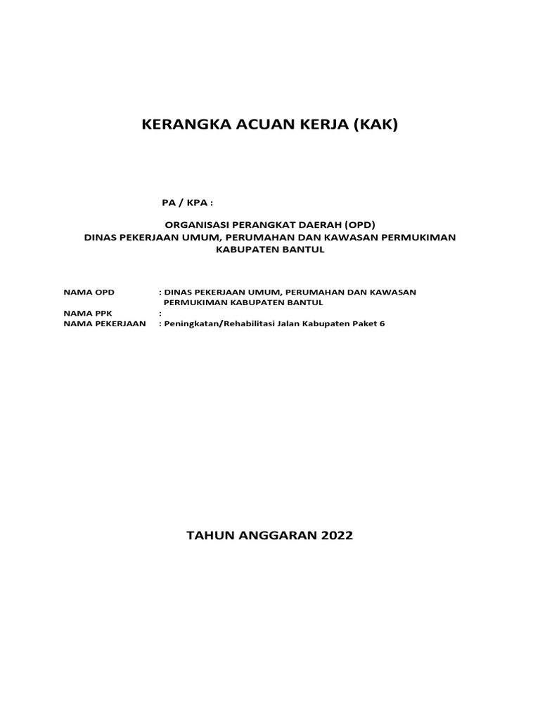 Kak Jalan | PDF