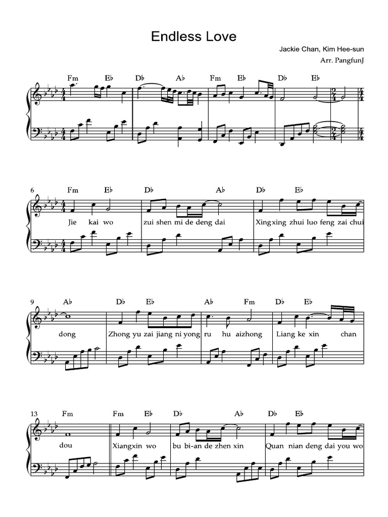 Jackie Chan - Endless Love | PDF