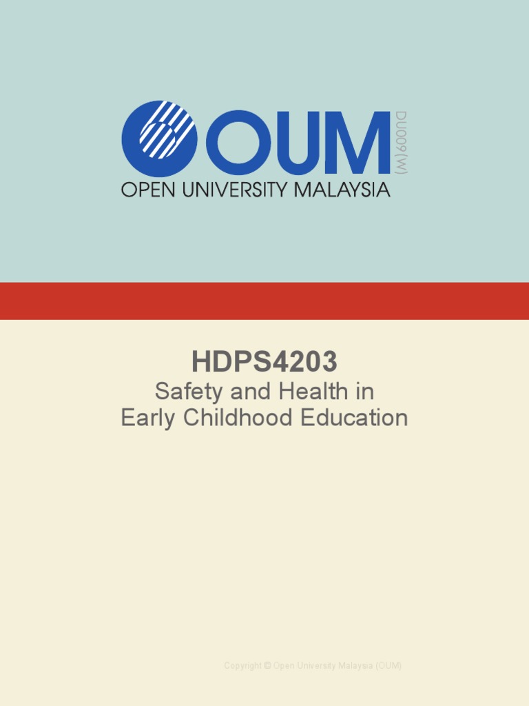 HDPS4203 Safety & Health in Early Childhood Education - Esept21 (CS ...