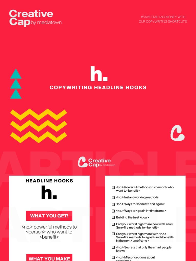 Copywriting Headline Hooks | PDF