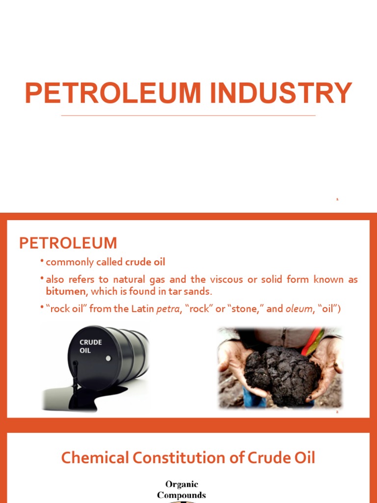 Petroleum Industry | PDF | Cracking (Chemistry) | Oil Refinery