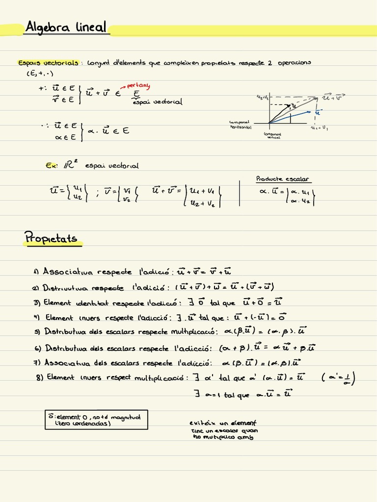 Álgebra Lineal | PDF
