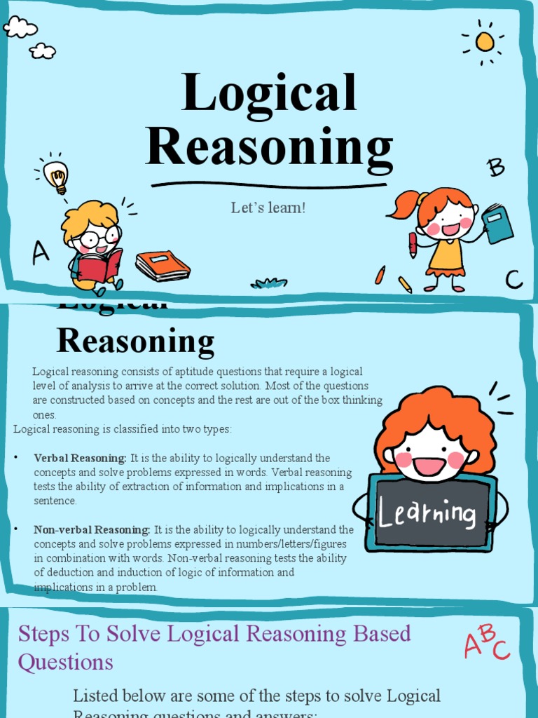 Logical Reasoning Reviewer | PDF | Logic | Reason