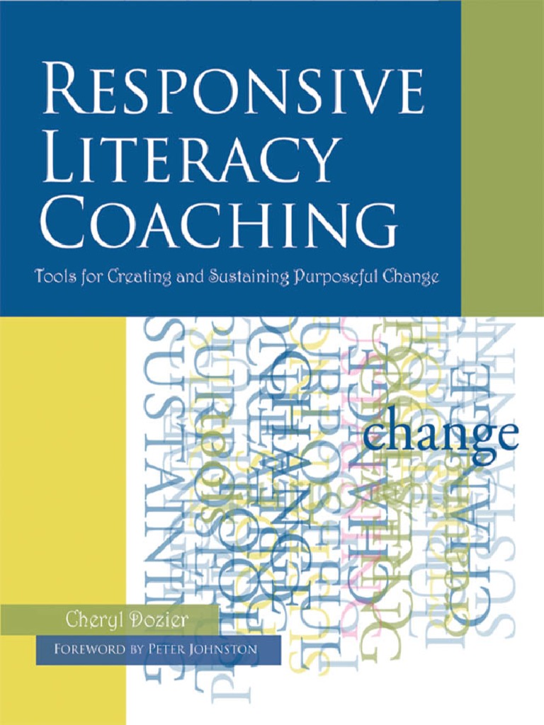 Cheryl Dozier Responsive Literacy Coaching Tools For Creating and Sustaining Purposeful Change ...