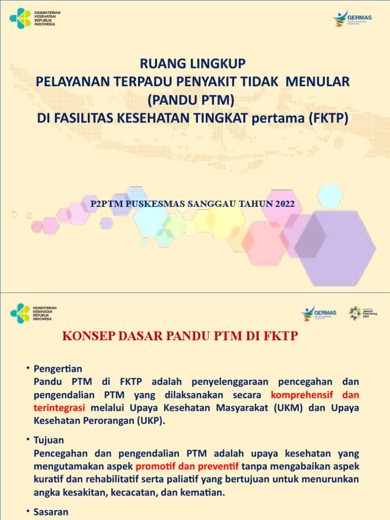 Ruang Lingkup Pandu PTM | PDF