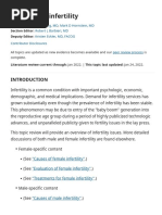 Detailed Study On Infertility Its Causes and Treatment | PDF ...