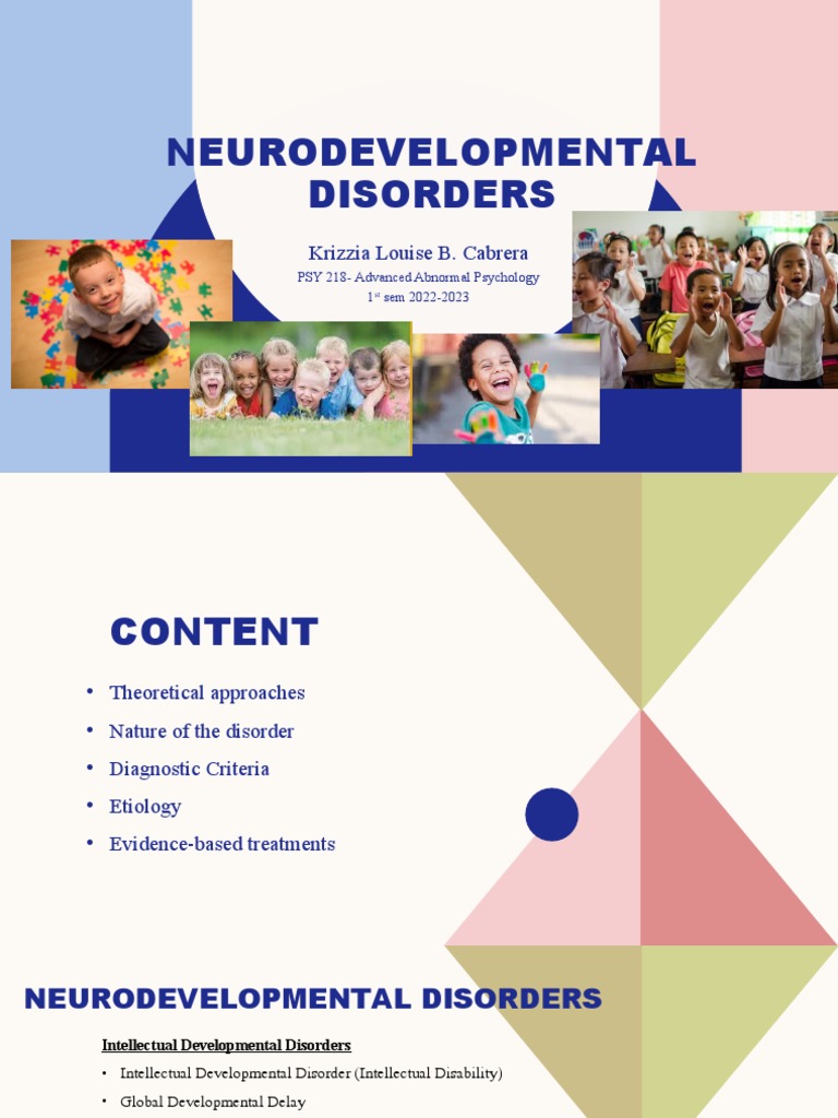 Neurodevelopmental Disorders - Advanced Ab Psych | PDF | Attention ...
