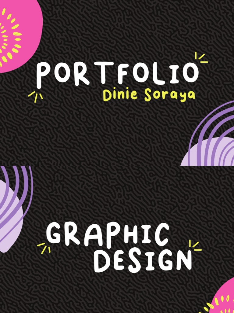 Graphic Design Portfolio Dinie Soraya | PDF | Graphic Design