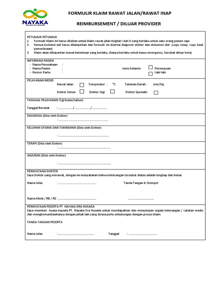 Format Rawat Inap | PDF