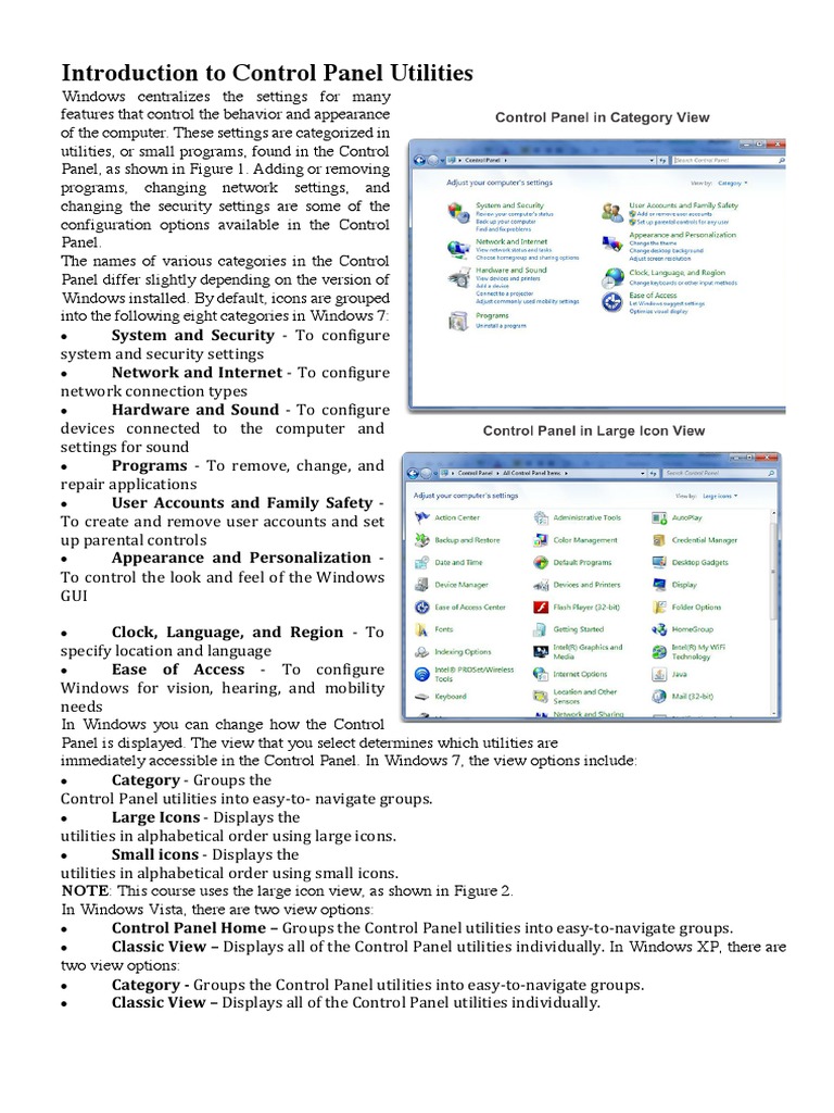 Control Panel Utilities-1 | Download Free PDF | Microsoft Windows ...