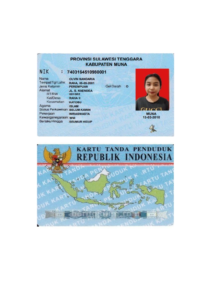 File KTP Muhammad Nur PDF | PDF