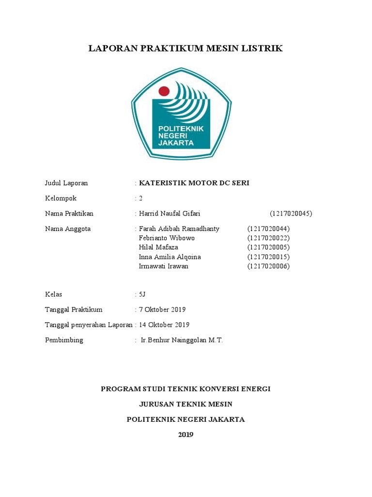 Karakteristik Motor DC Seri | PDF