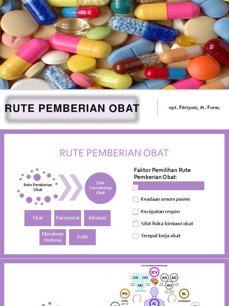 Rute Pemberian Obat | PDF