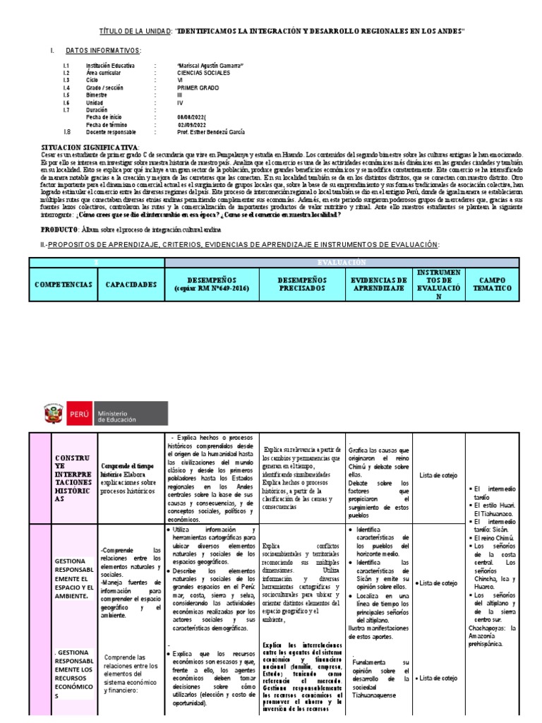 Cuarta Unidad Verdadero | PDF | Aprendizaje | Evaluación