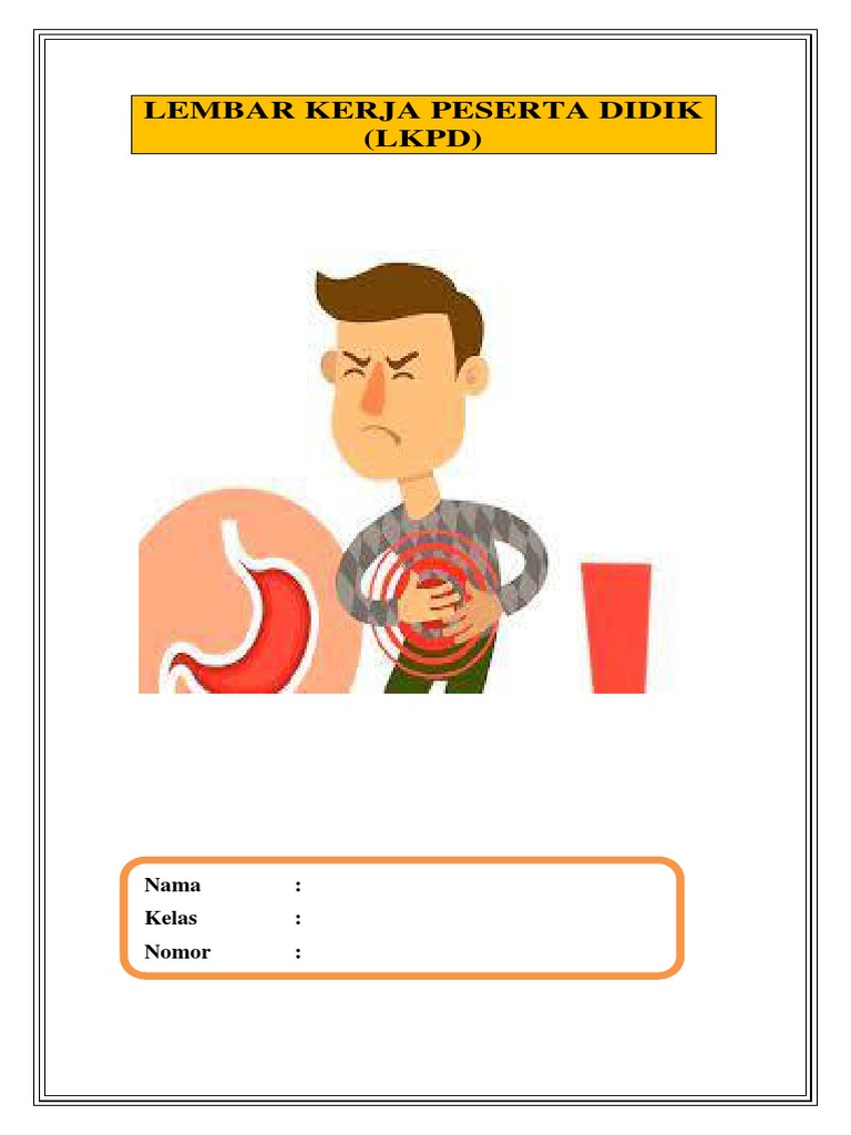 4.1.LKPD Aksi 1 - Sistem Pencernaan | PDF