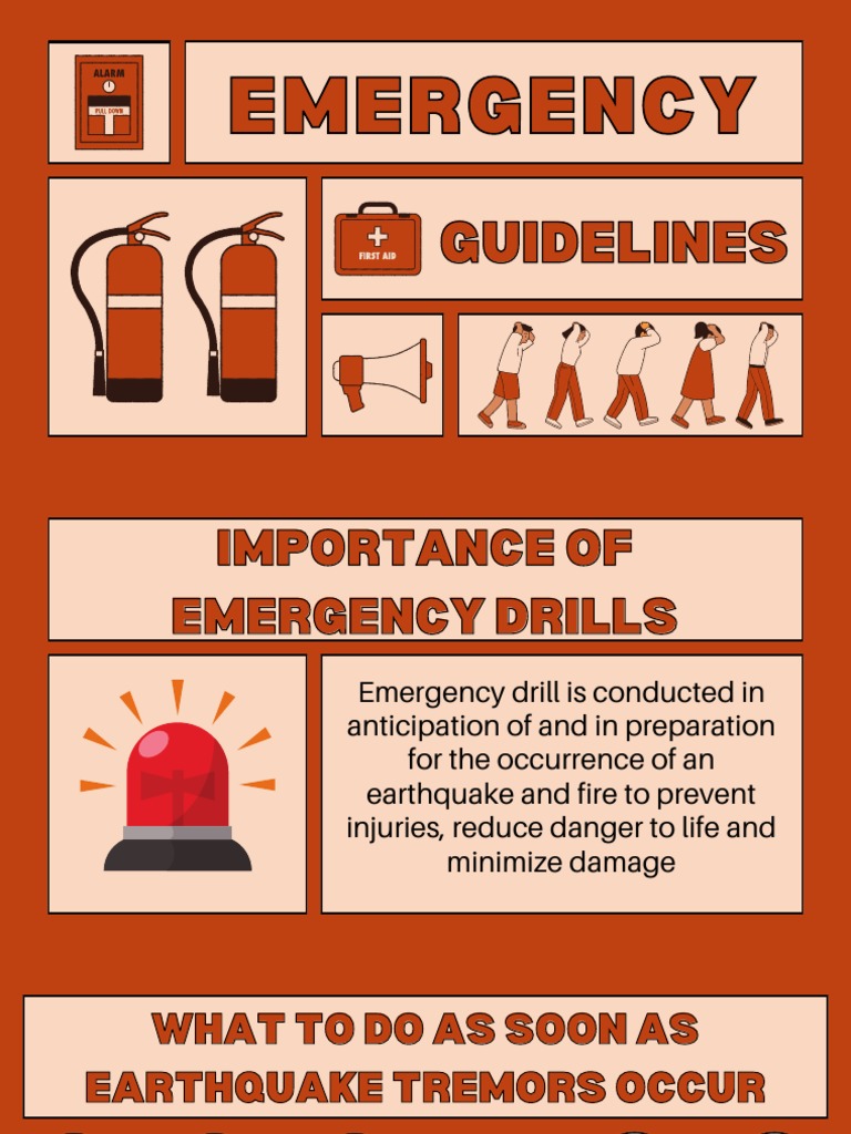 Earthquake Drill Safety Guidelines | PDF | Earthquakes | Emergency ...