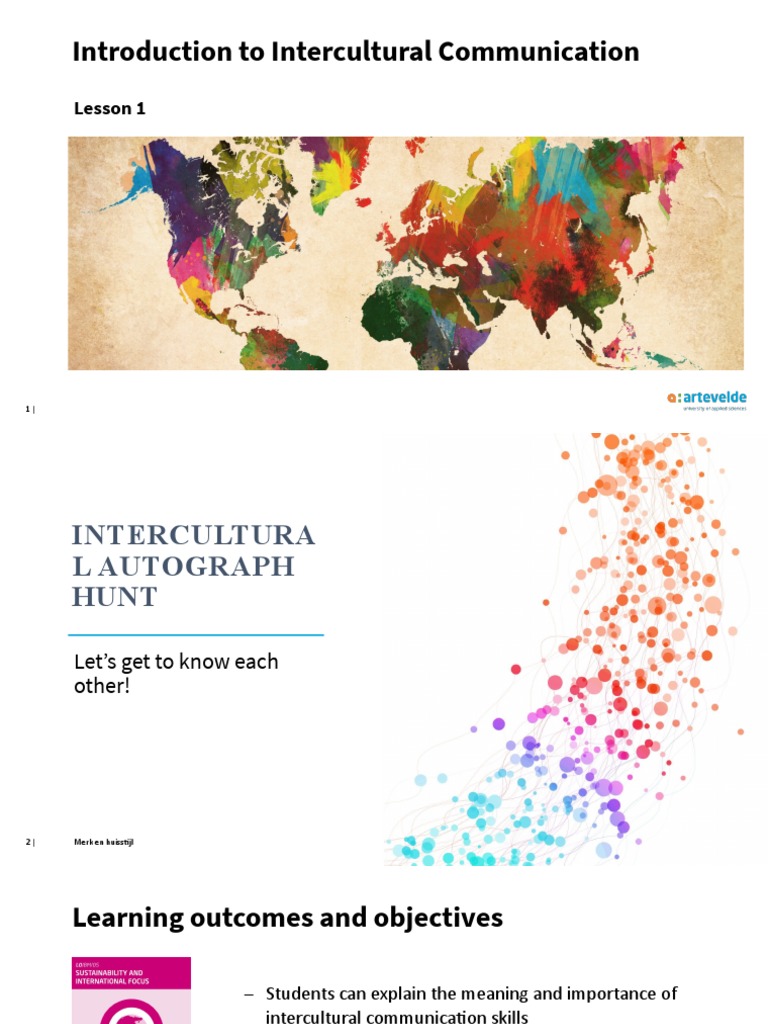 Module 1 - Lesson1 - Introduction To Intercultural Communication - Canvas | PDF | Cross Cultural ...