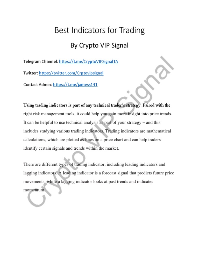 Top Trading Indicators Explained | PDF | Moving Average | Analysis