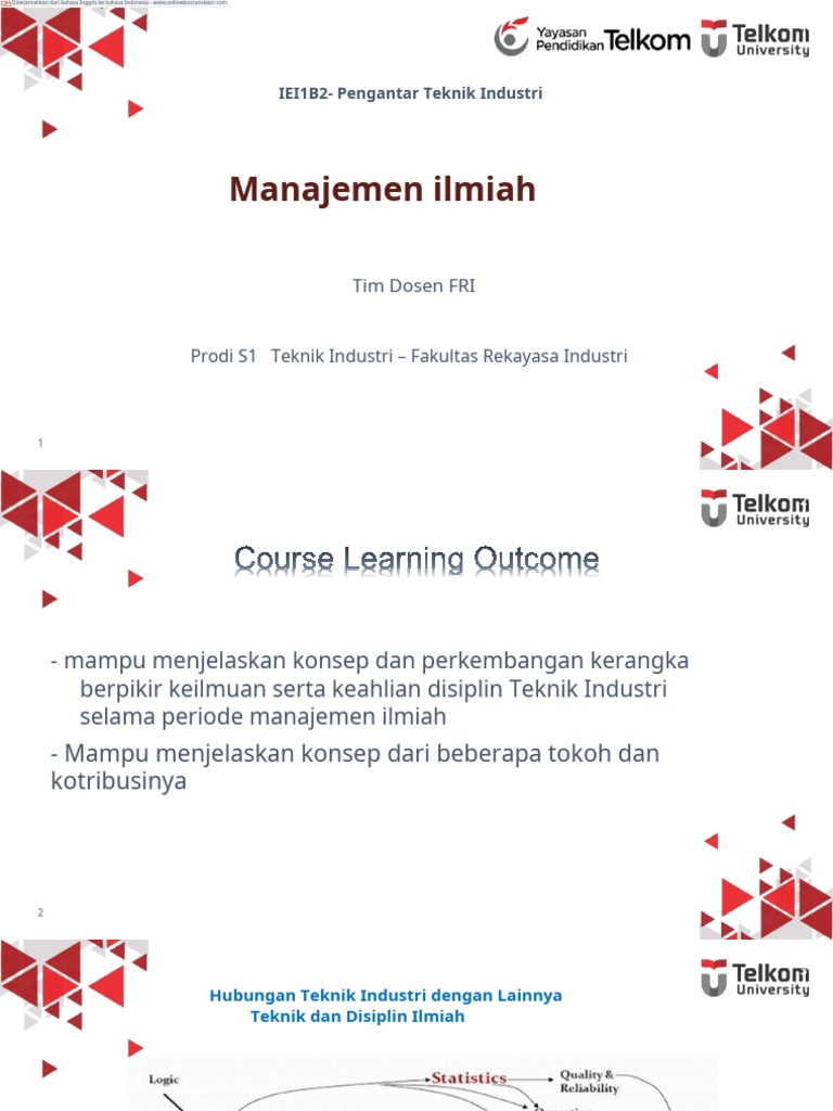 IEI1B2 PTI Materi 2 Scientific Management Ganjil 20212022-LCN (1) .En - Id | PDF