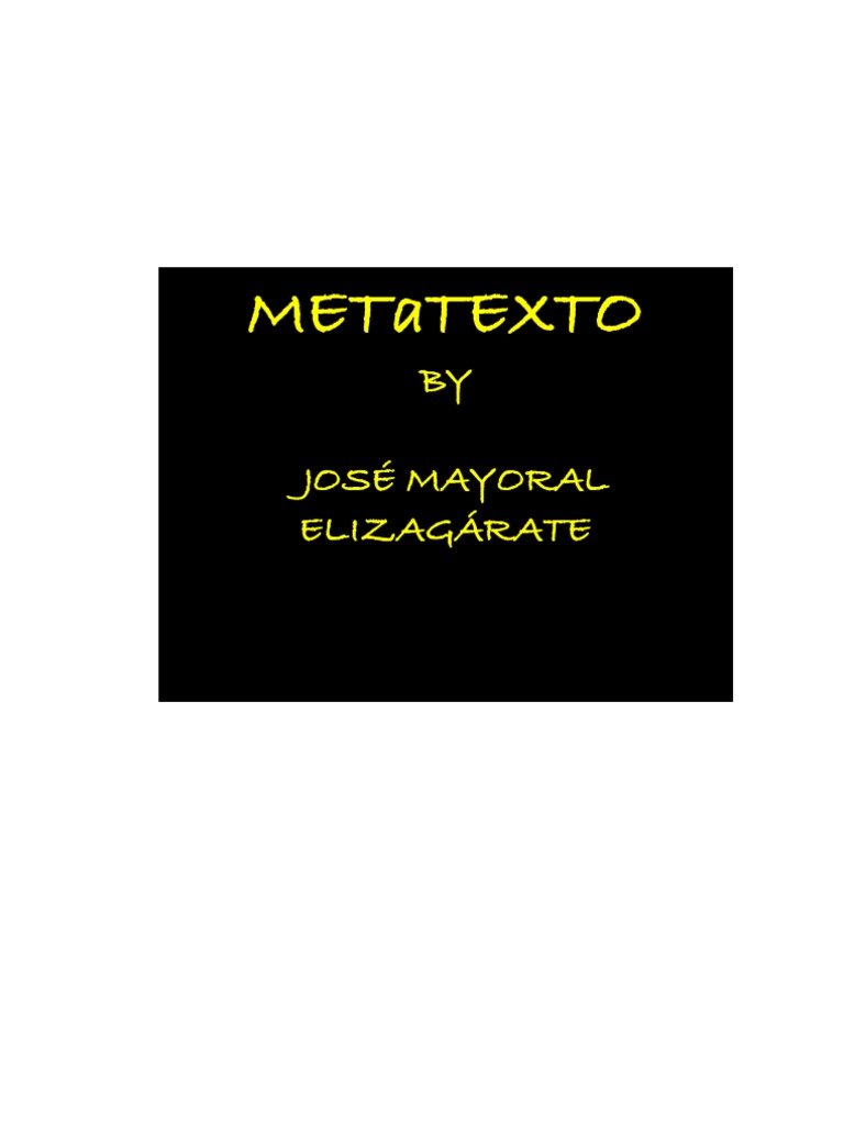 METa TEXTO | PDF | Novelas | Verdad