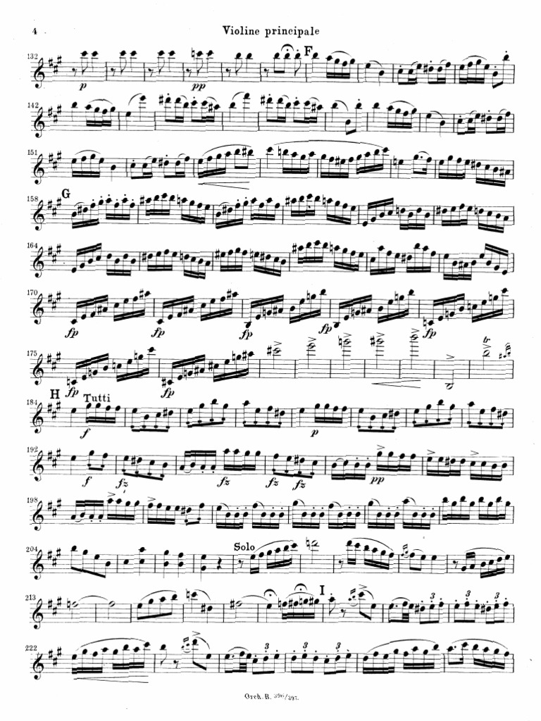 Schubert Franz Peter Rondo Majeur Violin Solo 4 | PDF