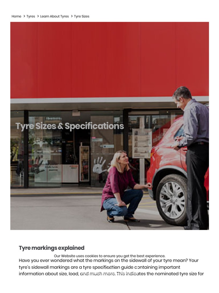 Understanding Tyre Sidewall Markings: A Comprehensive Guide to Tyre Sizes, Specifications, and ...